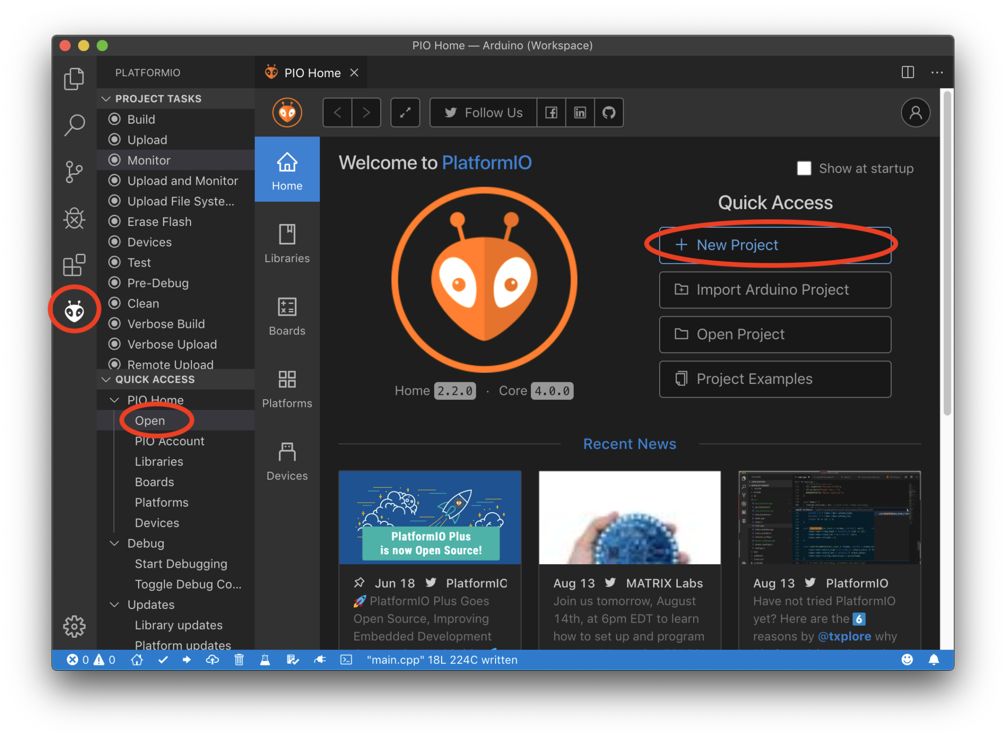 Visual Studio Code ＆ PlatformIOで快適Arduino開発｜竹のしんのテック日記 | 竹のしんのテック日記