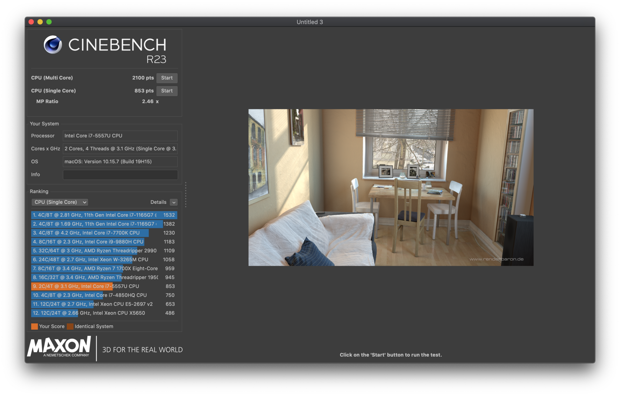 Cinebench R20/R23とNovabenchを使ったCPU/GPU処理速度比較 | 竹のしんのテック日記